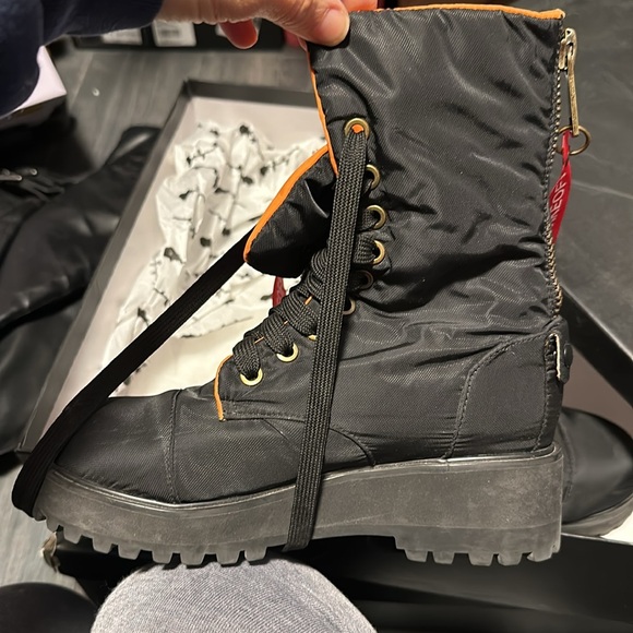 Dolls Kill | Shoes | Dolls Kill Poster Girl Kush Combat Flight Boot 5m ...